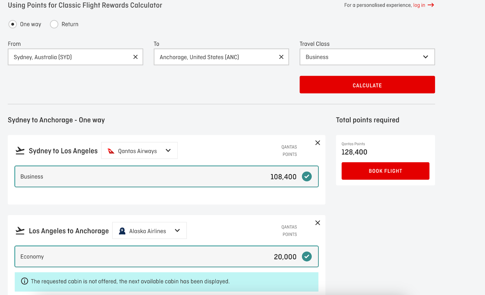 Understanding Qantas Redemption Point Pricing - Points Advisor